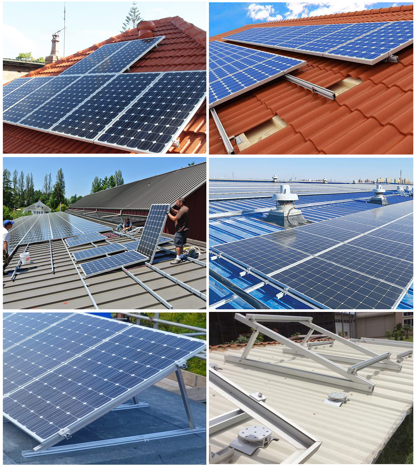 Easy Install Solar Kit Solar Metal Roof Mount System